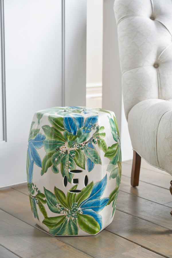 Chelsea House - Floral Garden Seat - Ivy Home