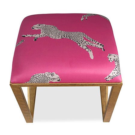 Port 68 Medallion Gold Leaping Cheetah Bench - Ivy Home