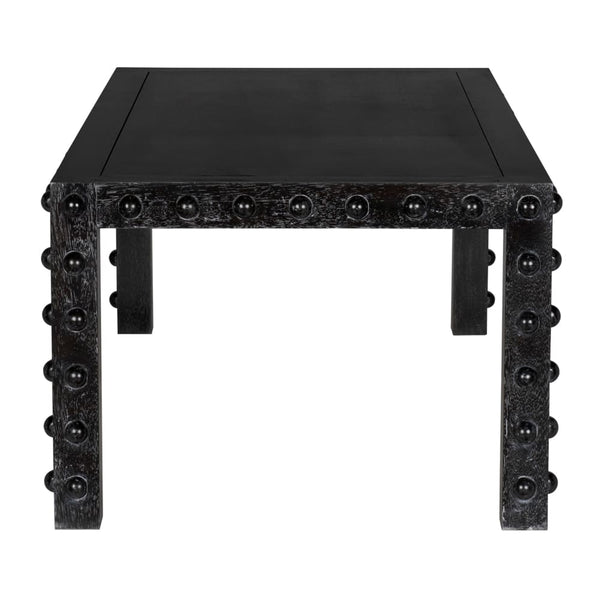 Noir Didier Dining Table, Black Walnut - Ivy Home