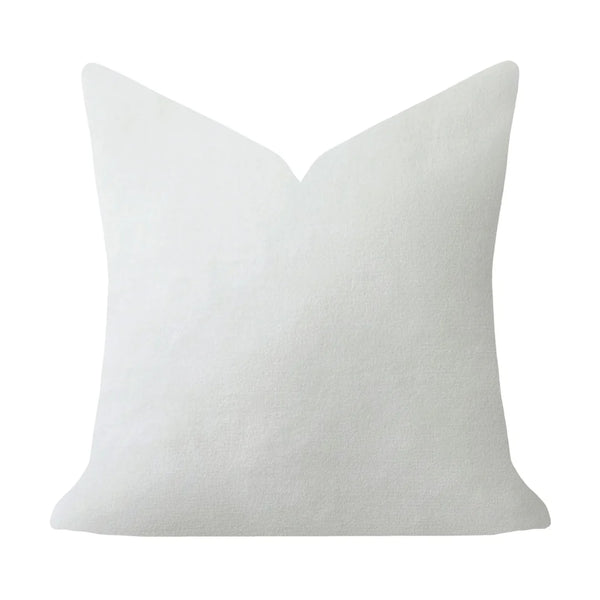 Laura Park White Velvet Pillow - Ivy Home