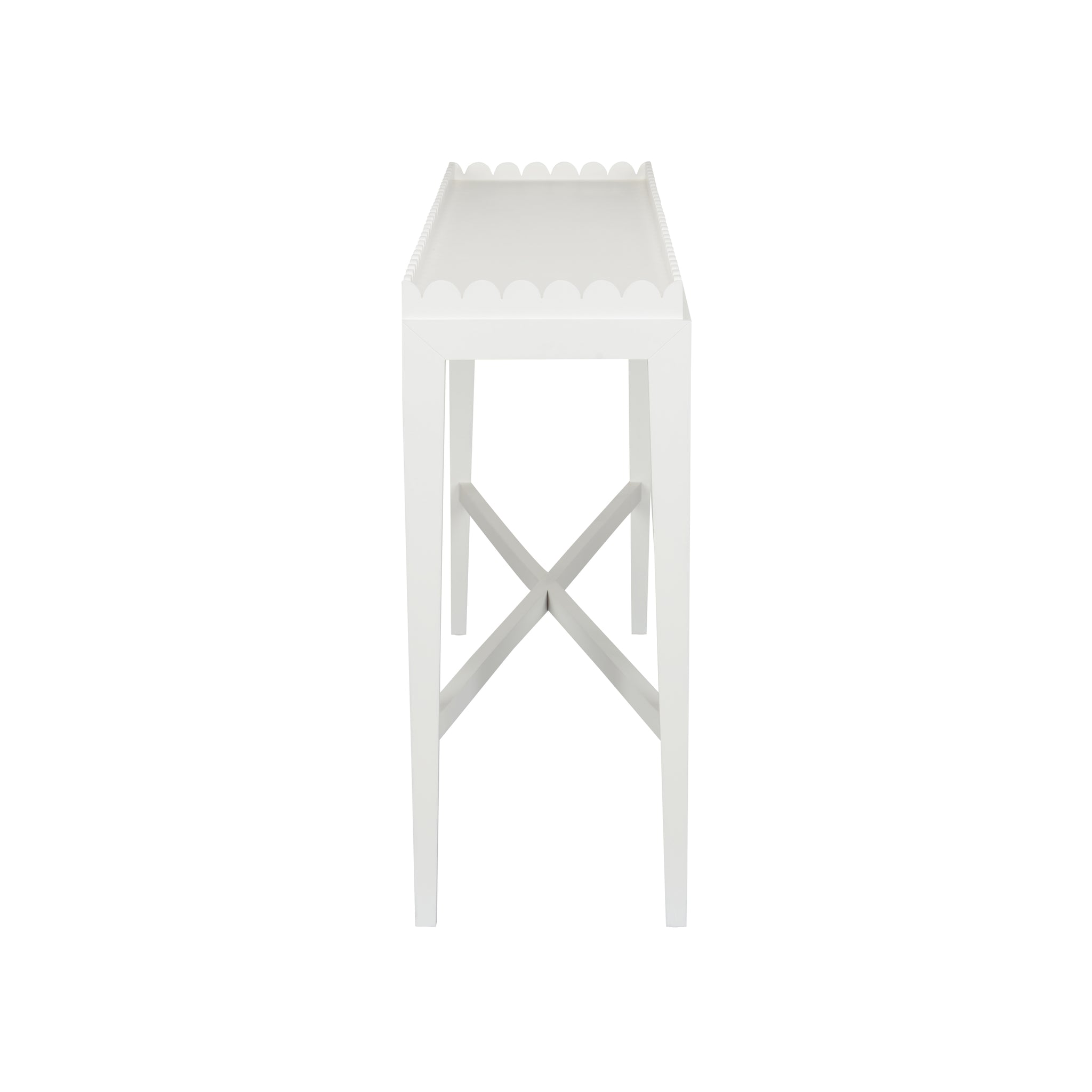 Wildwood Scallop Console Table - Ivy Home