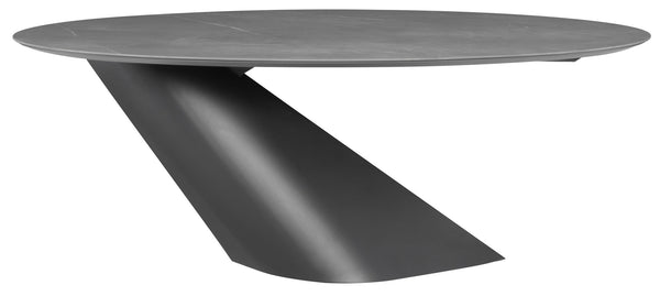 Nuevo Oblo Titanium Dining Table - Ivy Home