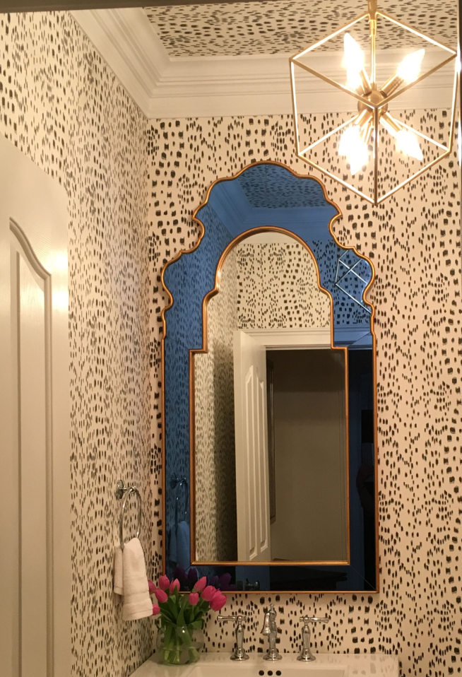 Bunny Williams Sapphire Blue Mirror - Ivy Home